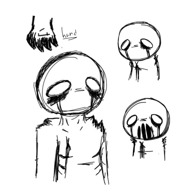 Sad overwhelmed thing - ibisPaint