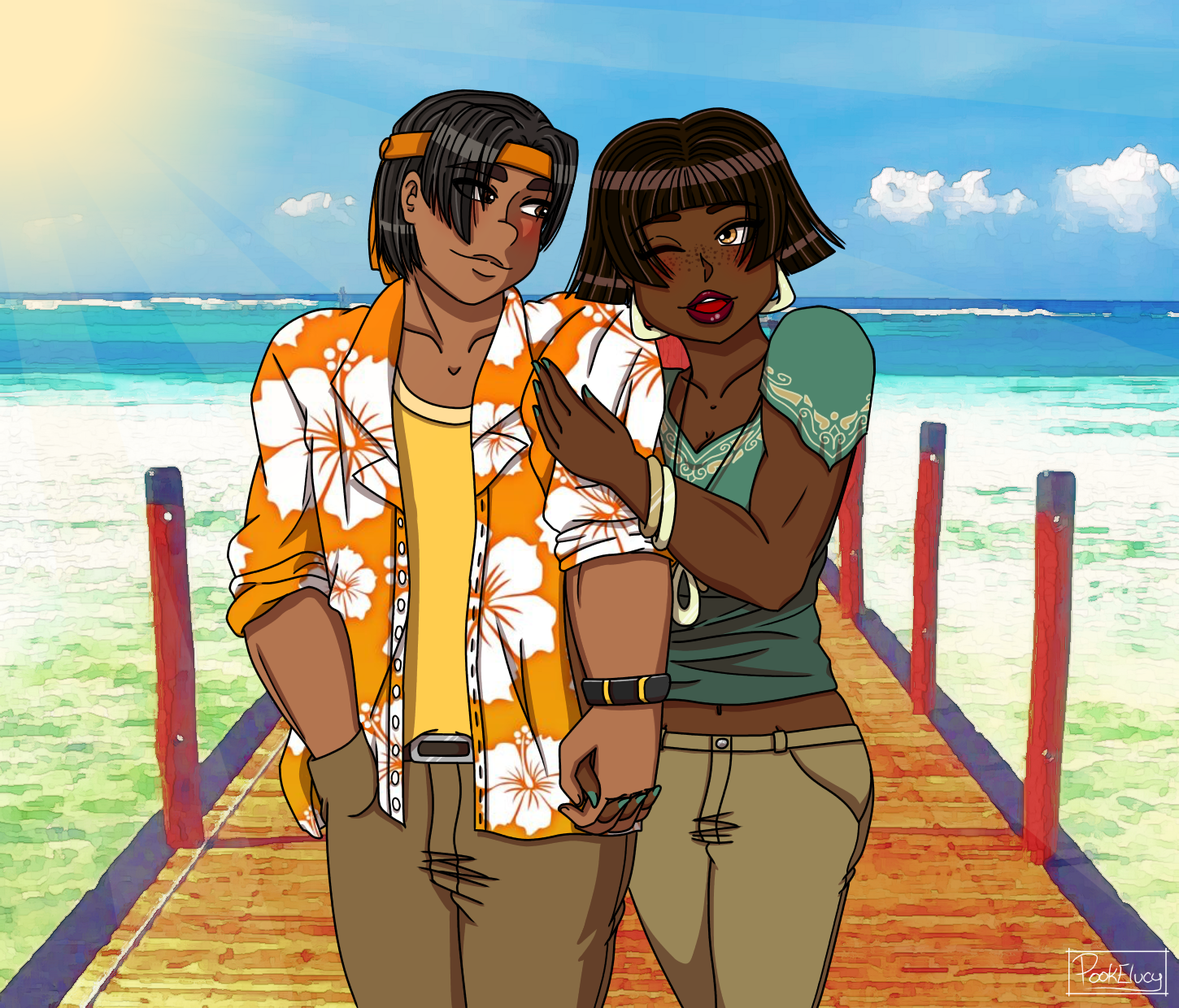 Hunk x Shay [Speedpaint] - ibisPaint