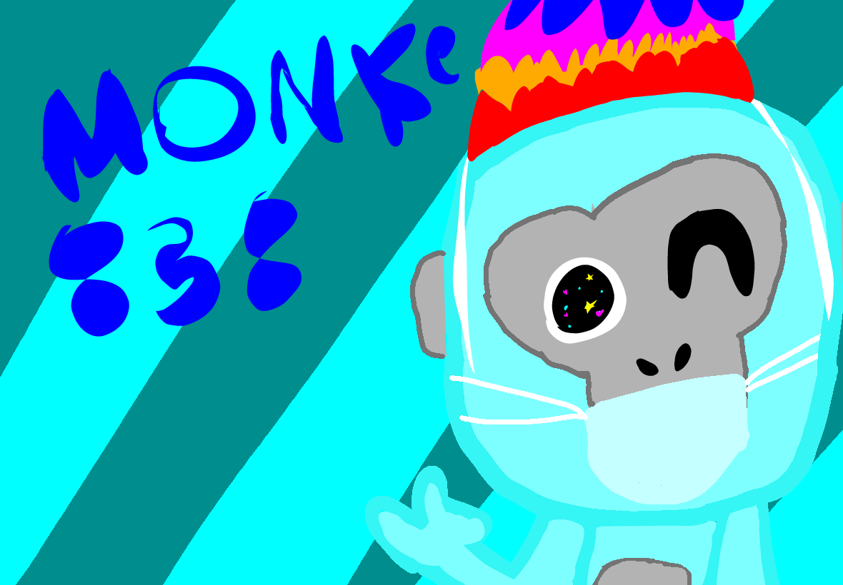 My gorilla tag monke - ibisPaint