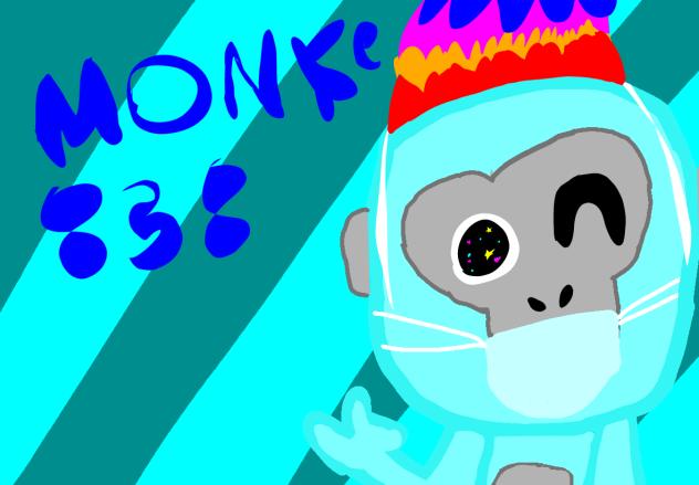 My gorilla tag monke - ibisPaint