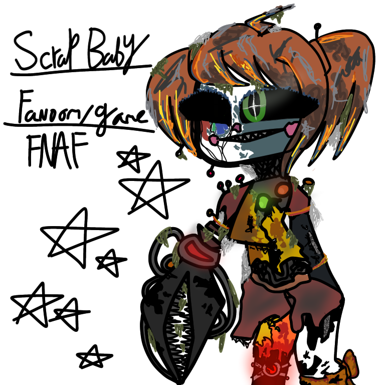 Scrap Baby Fanart - ibisPaint