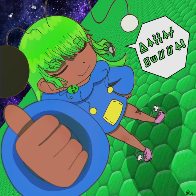 Leannah givin' thumbs up! - ibisPaint