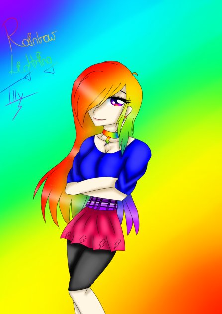 Rainbow Lightning or Illy - ibisPaint