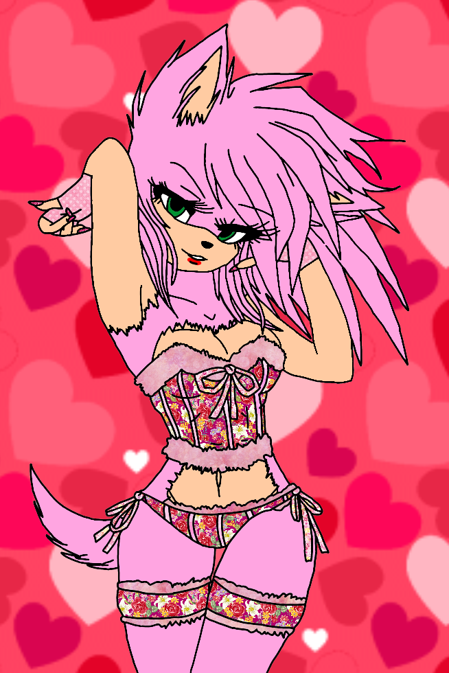 Amy The Sweet Adorable Singing HedgeHog - ibisPaint