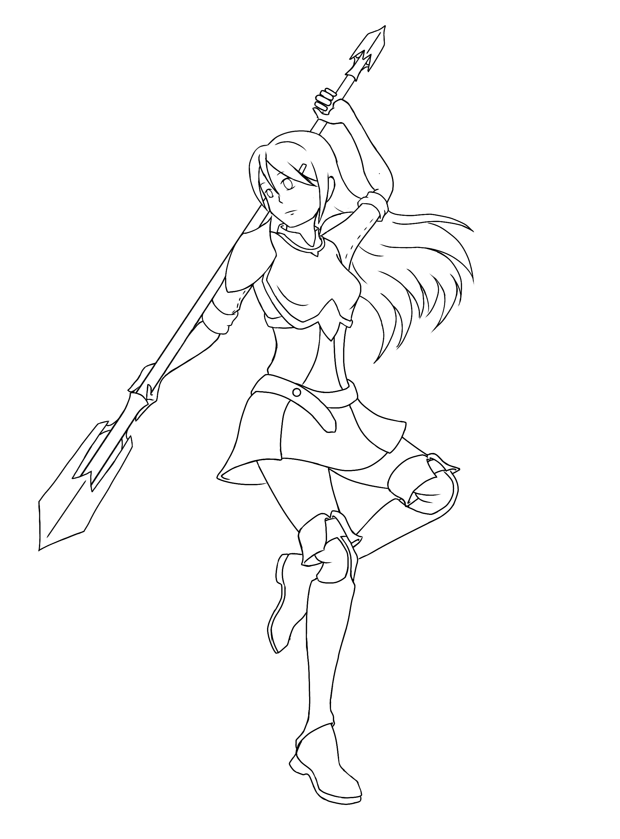 Redesigning Cynthia-Coloring Page - ibisPaint