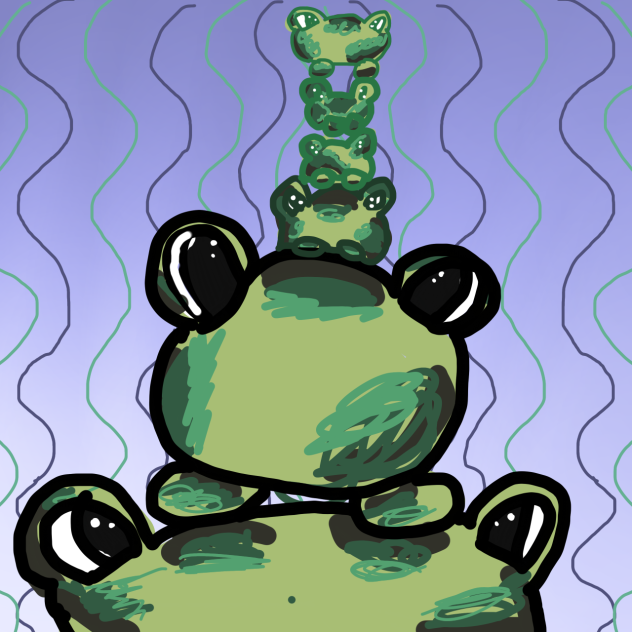 🐸The frog tower 🐸 - ibisPaint