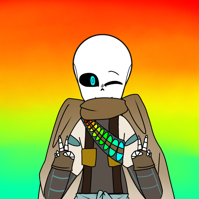Ugly drawing of ink sans - ibisPaint