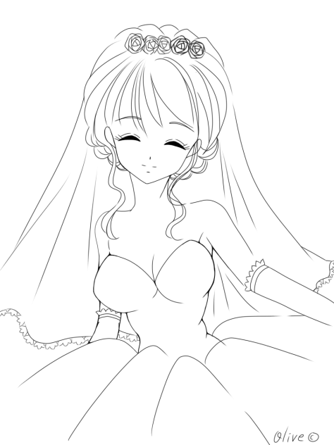 June bride（線画） - ibisPaint