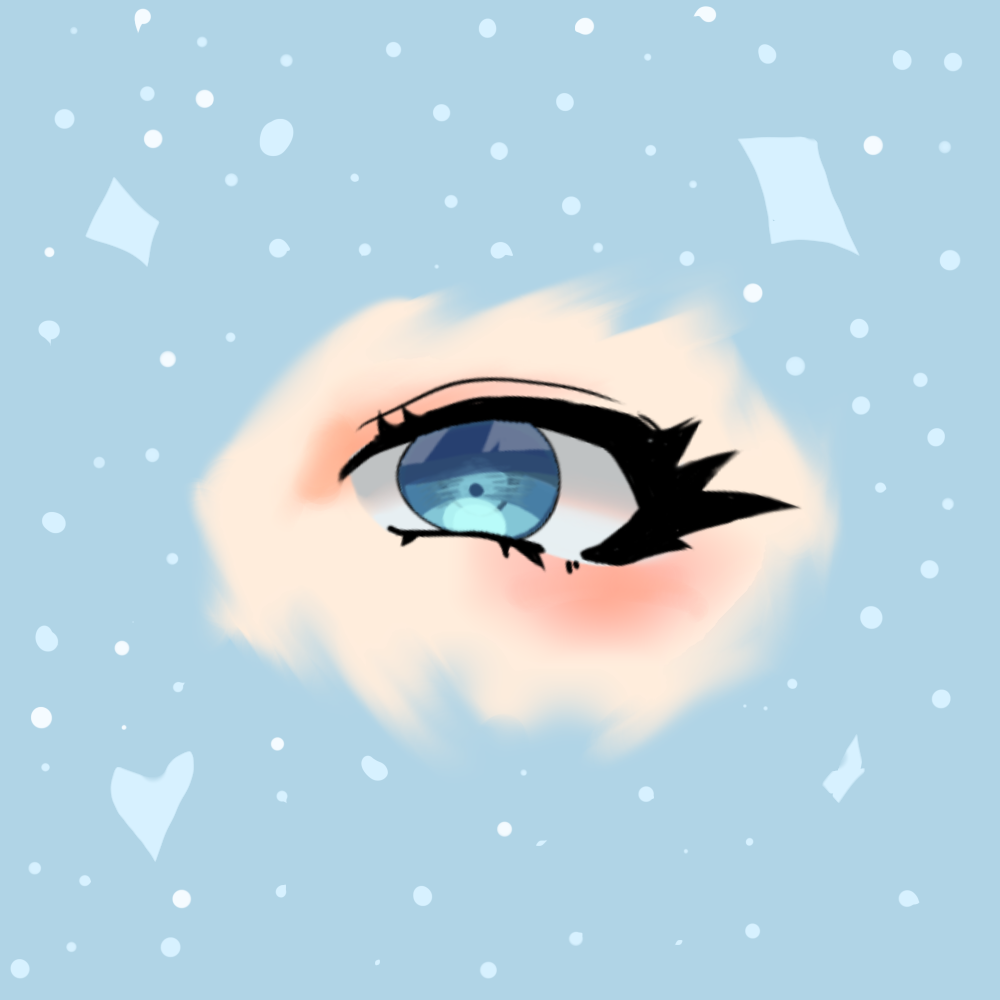 Ocean Blue eyes - ibisPaint