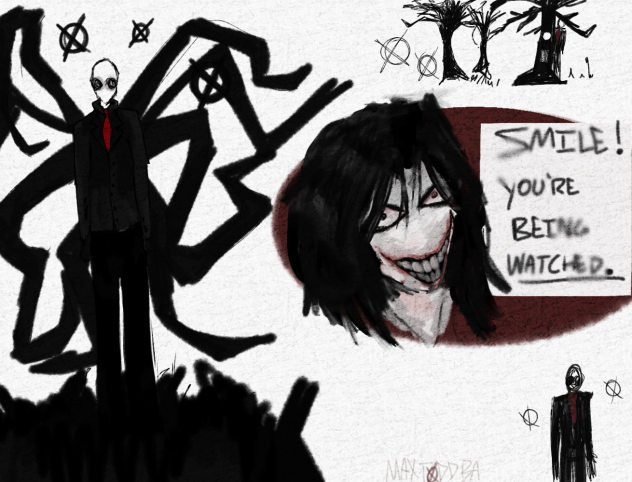 he's watching - ibisPaint