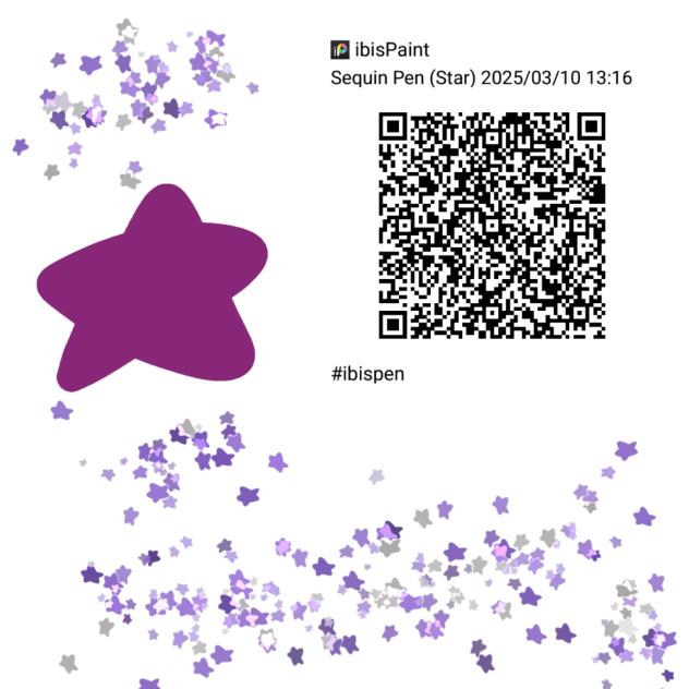 Star Brush (color) - ibisPaint