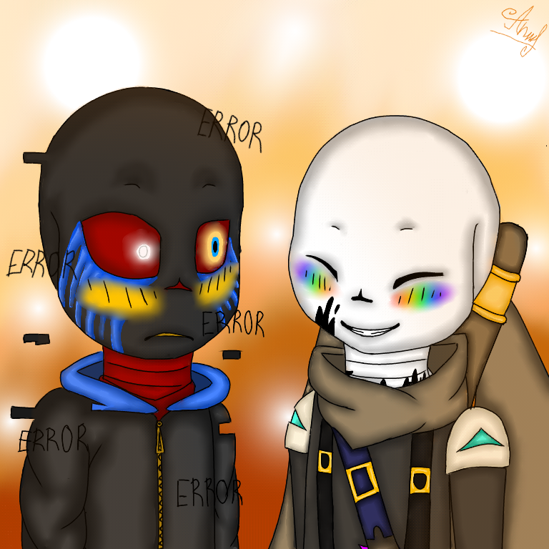 Undertale speedpaint Error x Ink - ibisPaint