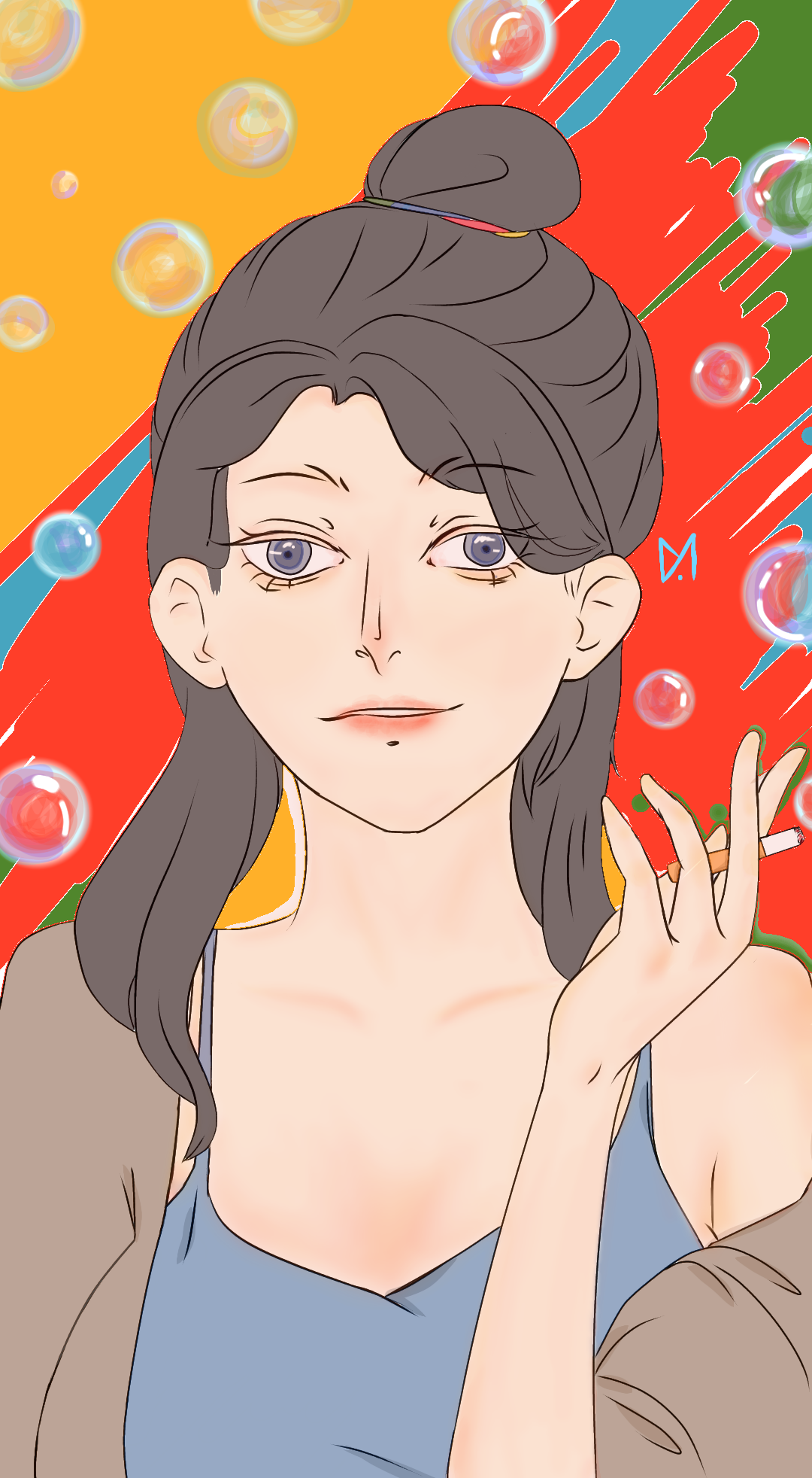 smoke bubbles - ibisPaint
