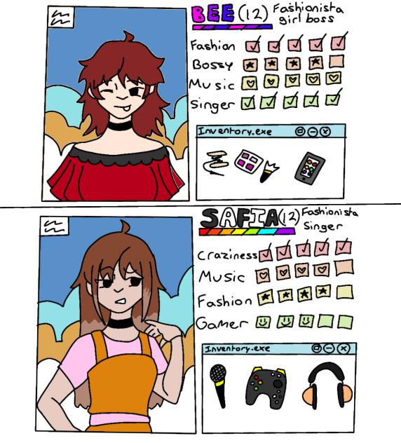 Phoebe and safia - ibisPaint