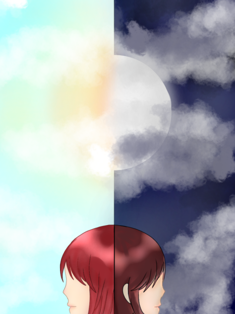 light and dark - ibisPaint