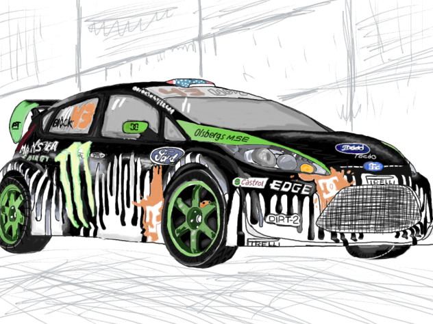 Monster Rally Fiesta Car - ibisPaint