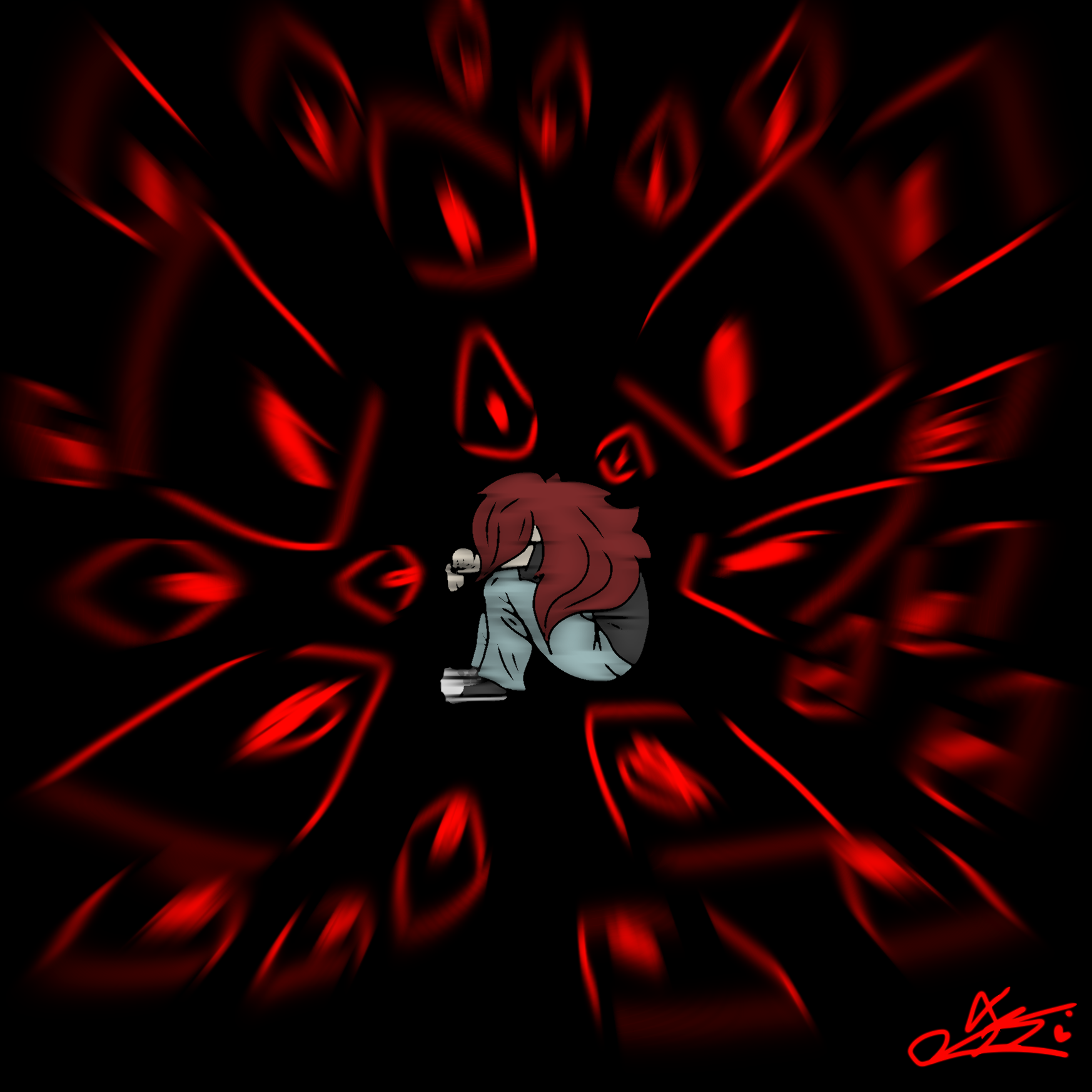 I had an anxiety attack - ibisPaint