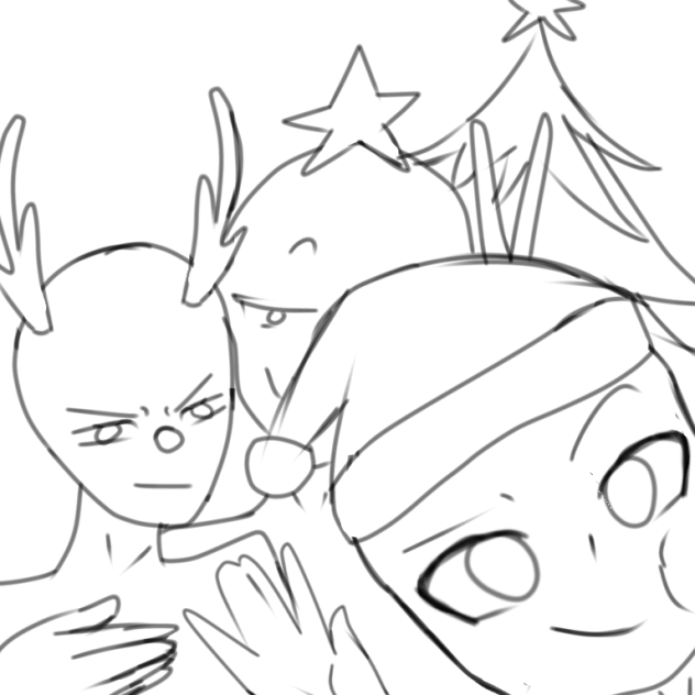 Christmas photo Collab - ibisPaint