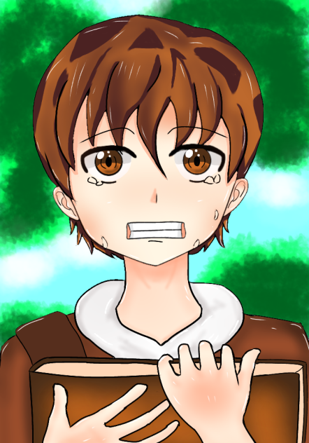 running and crying - ibisPaint