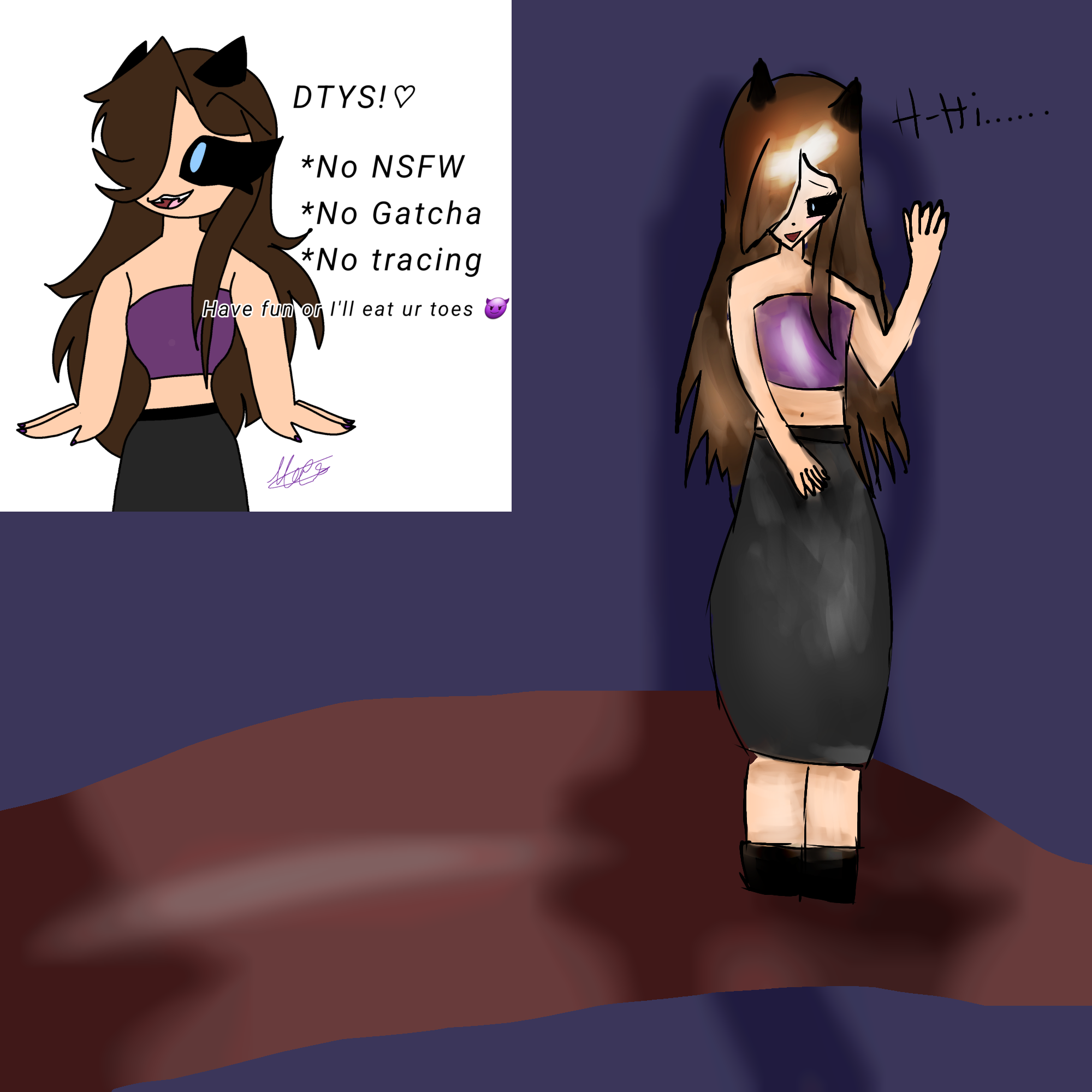 PLEASE DON'T EAT MY TOES MAC - ibisPaint