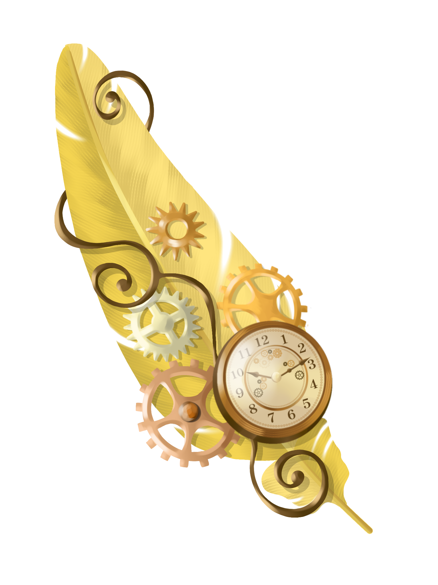 Steampunk Accessories - Clock - ibisPaint