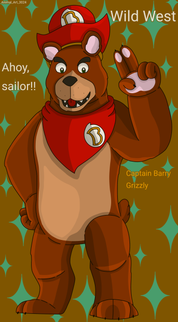Captain Barry Grizzly - ibisPaint