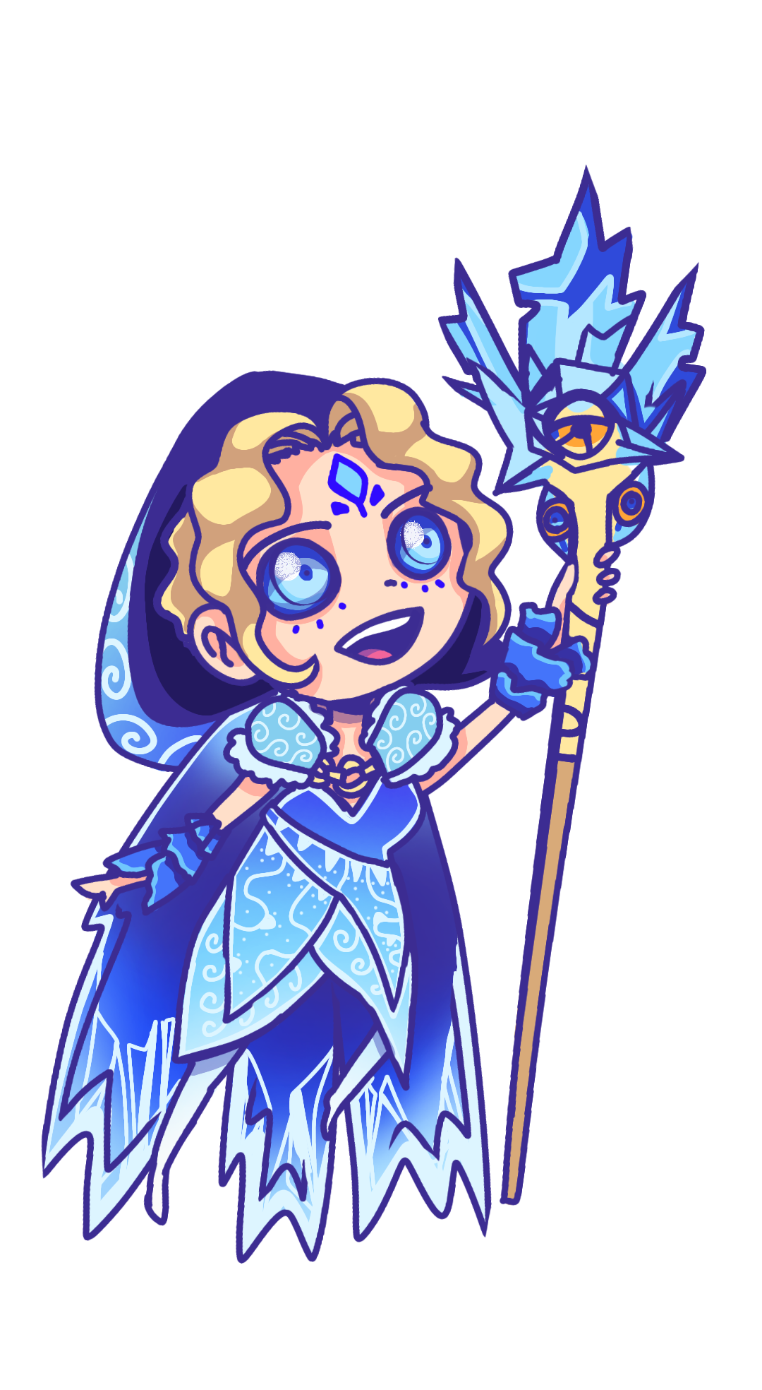 Crystal Maiden Fanart - ibisPaint