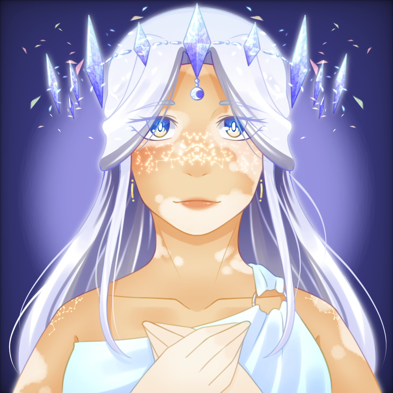 Goddess of The Moon and Comets - ibisPaint