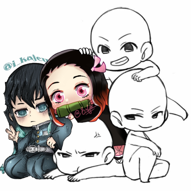 demon slayer collab - ibisPaint