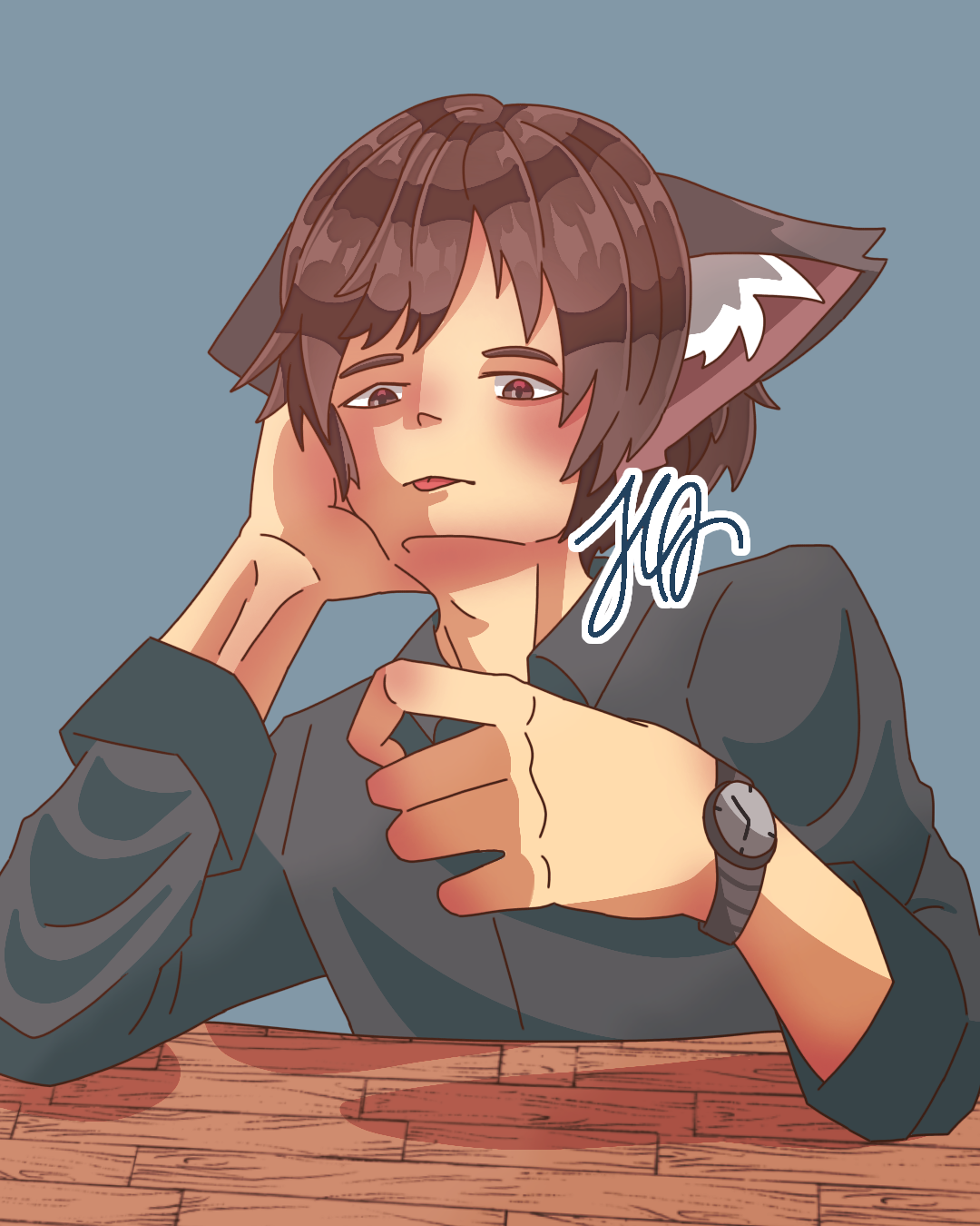 cat boi lp dc - ibisPaint