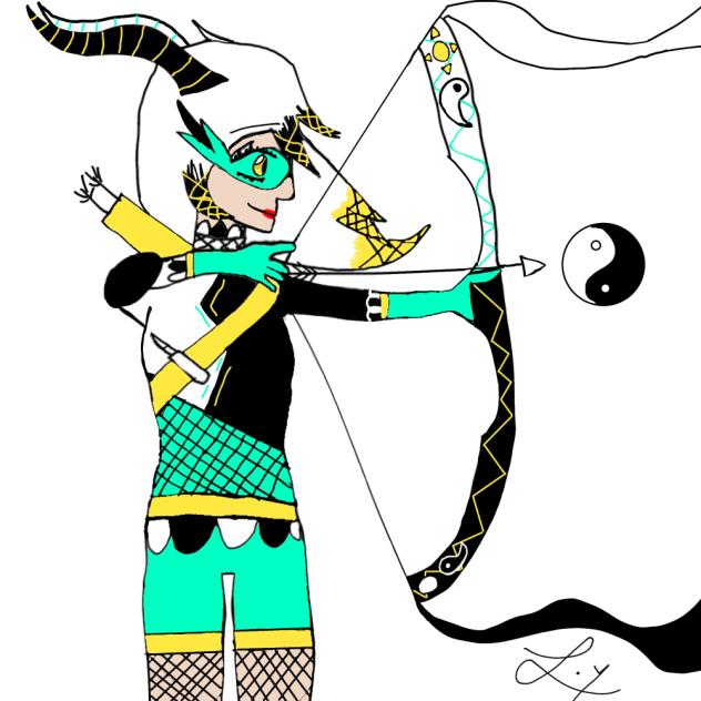 A yin yang inspired OC - ibisPaint