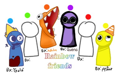 Rainbow friends Collab - ibisPaint