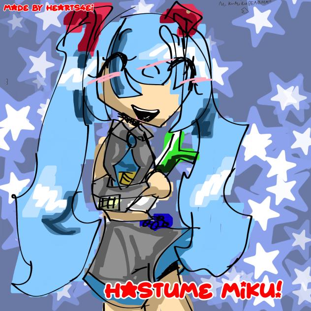 Quick drawing of Miku - ibisPaint