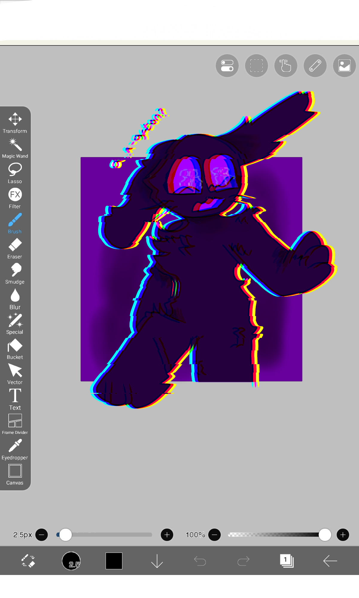 Midnight (winnifred bunns's FA) - ibisPaint