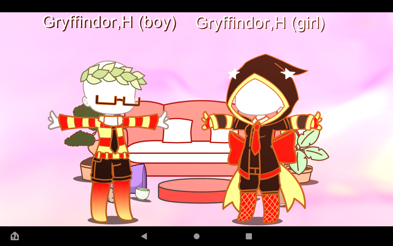 Gryffindor,hufflepuff fits - ibisPaint