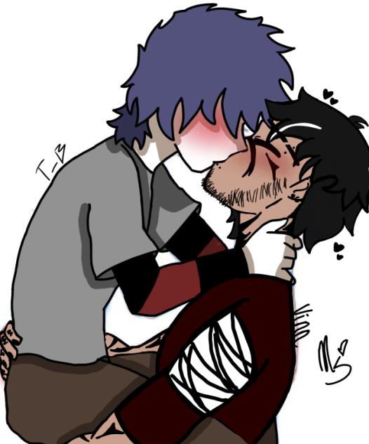 Remake of Vinn with his bf Carson - ibisPaint