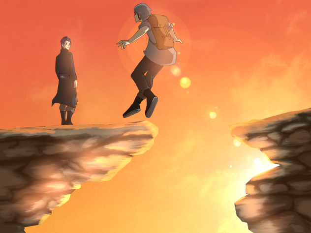 jump across - ibisPaint