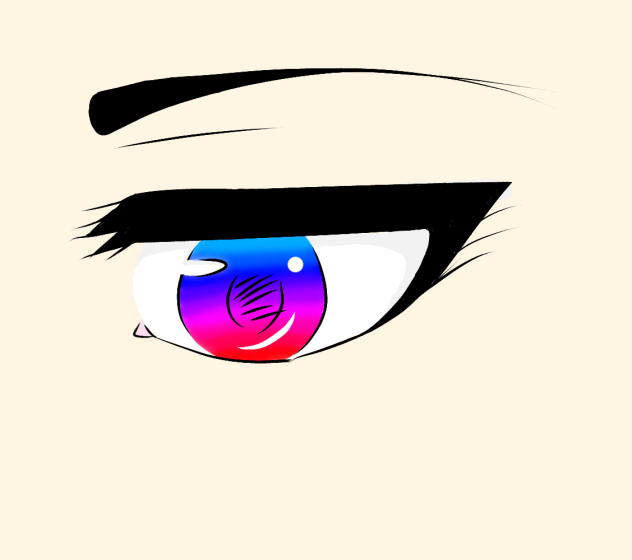 rainbow eye - ibisPaint