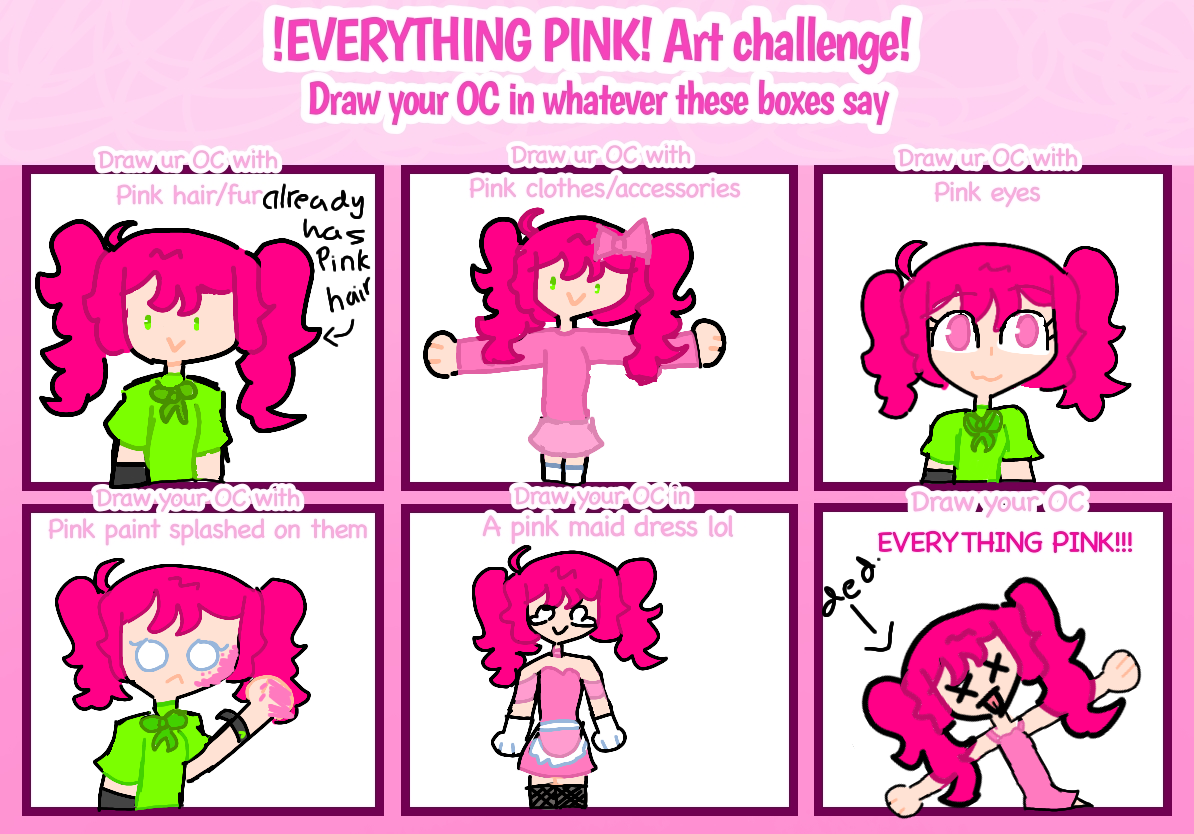 Everything pink - ibisPaint