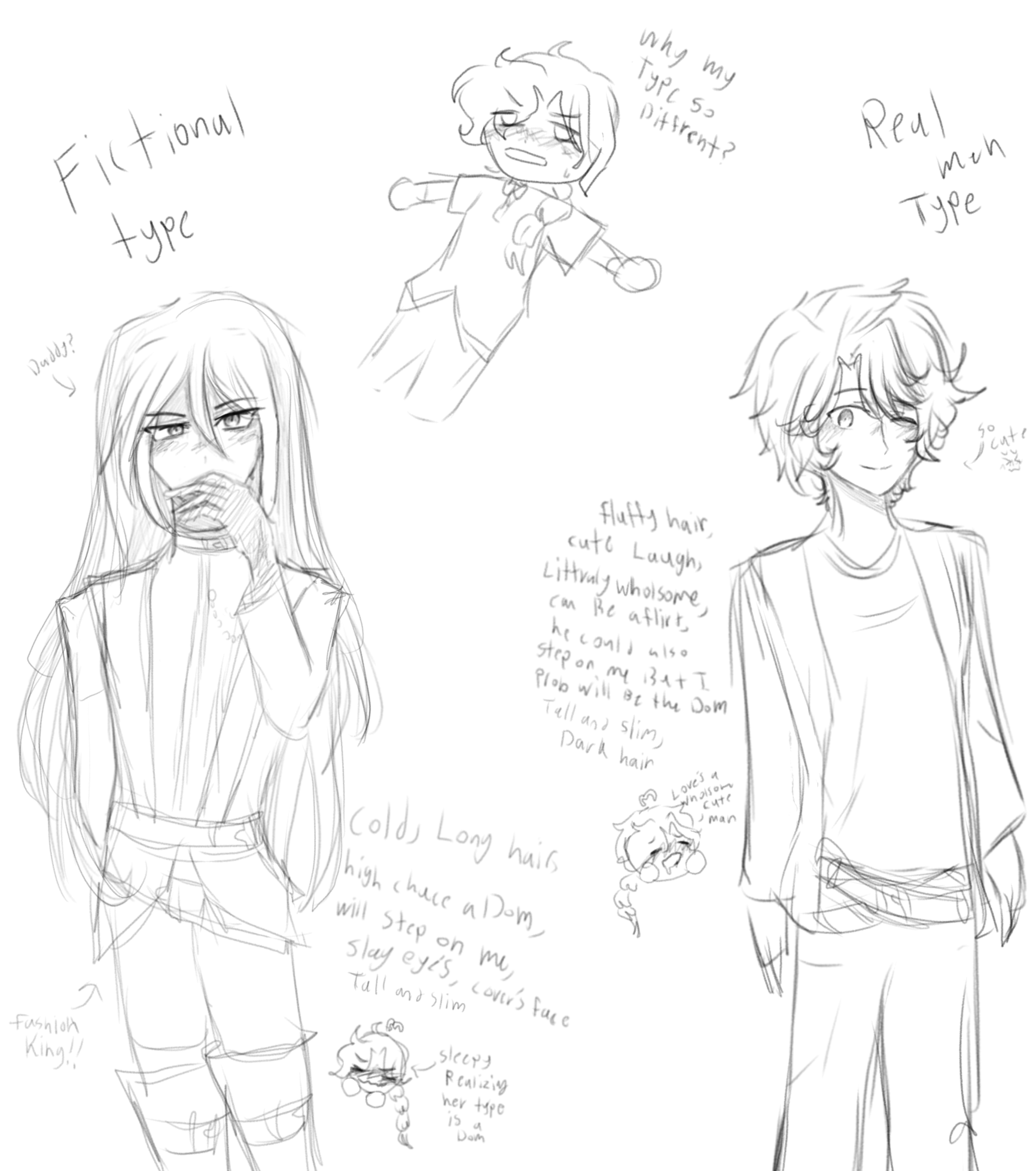 Real men vs Fictional men - ibisPaint