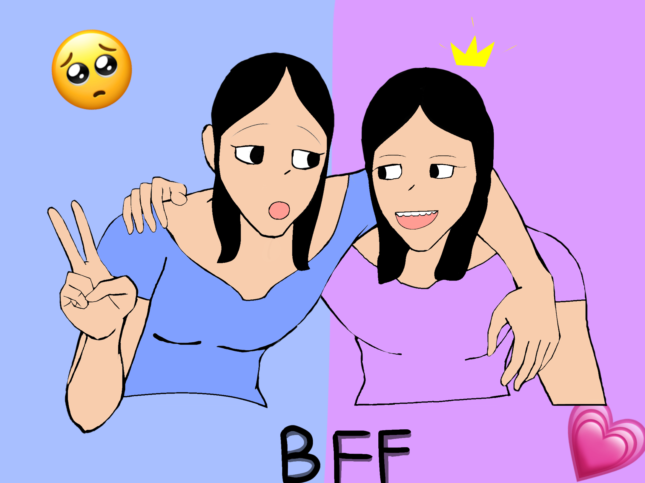 Best Friends Kc&Mei @kc suarez apo - ibisPaint