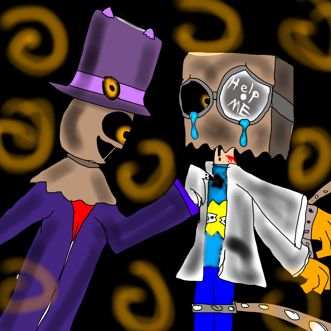 TIO infecting Dr. Flug! - ibisPaint