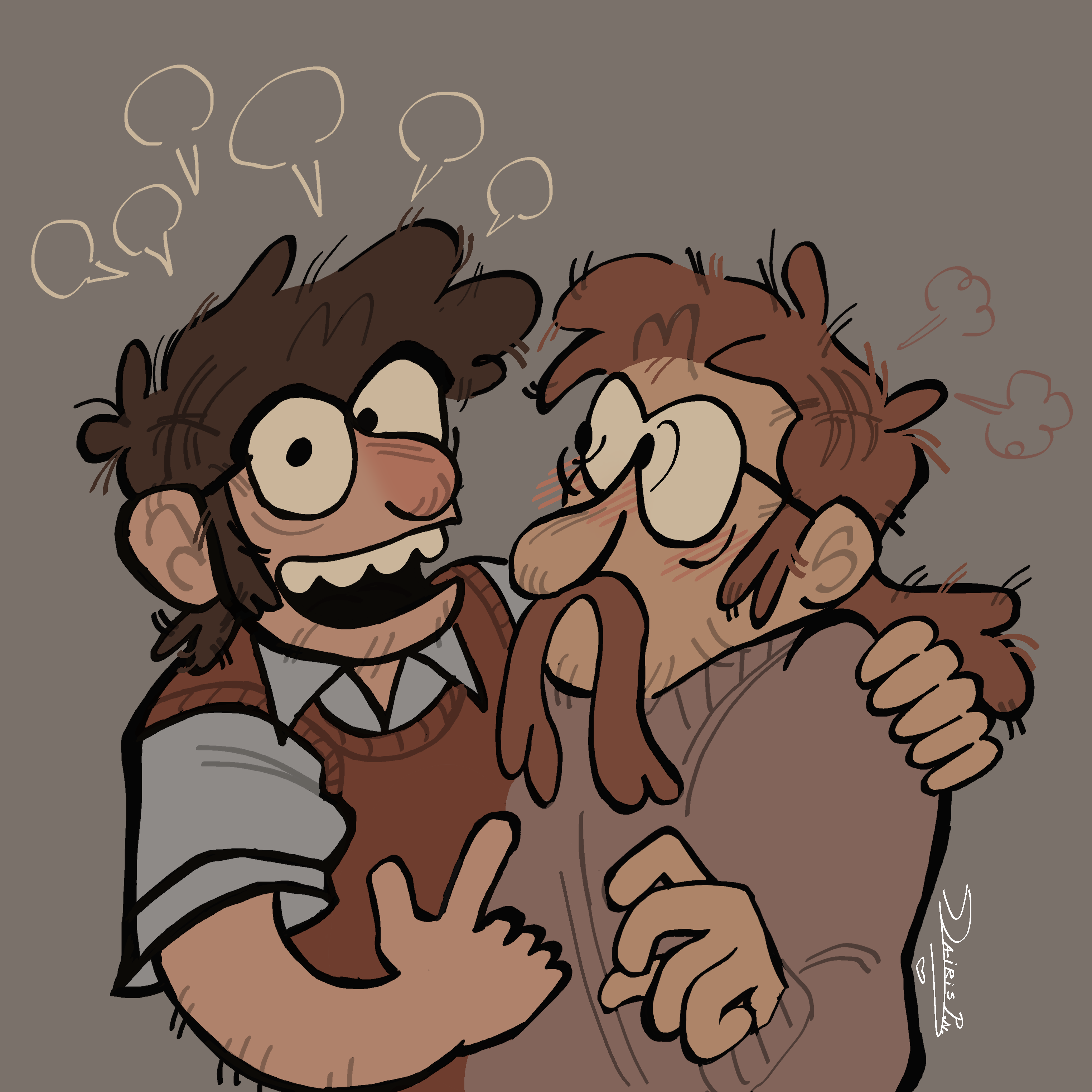 Ford and Fiddleford - ibisPaint