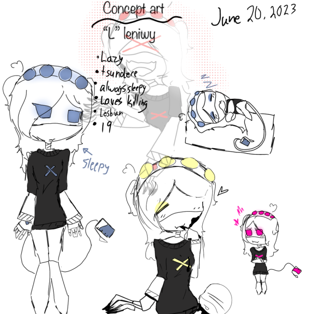 Old murder drones oc I made! - ibisPaint