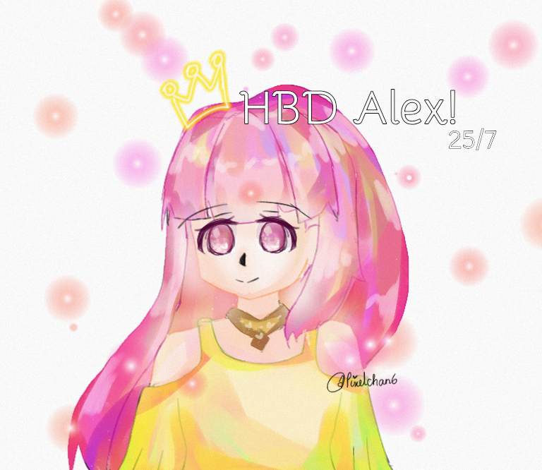HBD Alex!! 🍰🎉 - ibisPaint