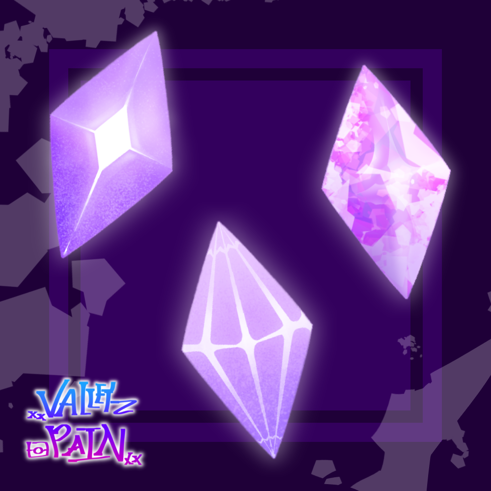 Purple Crystals - ibisPaint