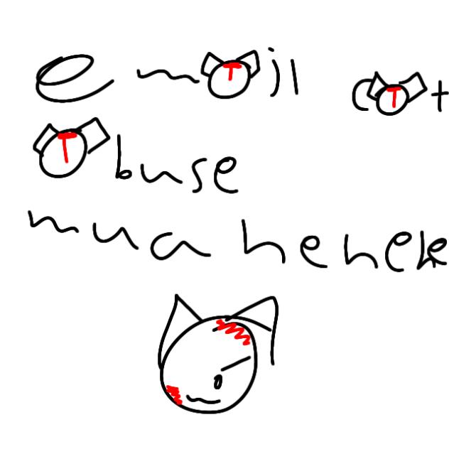 baby emoji cat abuse - ibisPaint