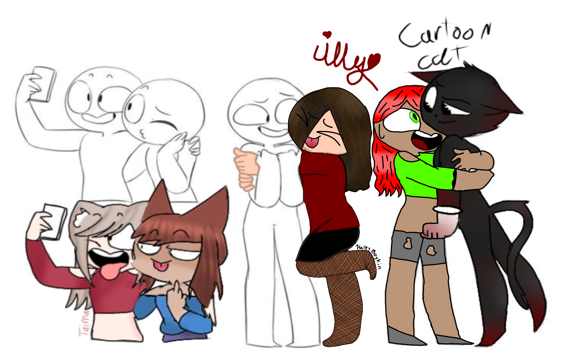 Idk it’s a collab I think hug collab - ibisPaint