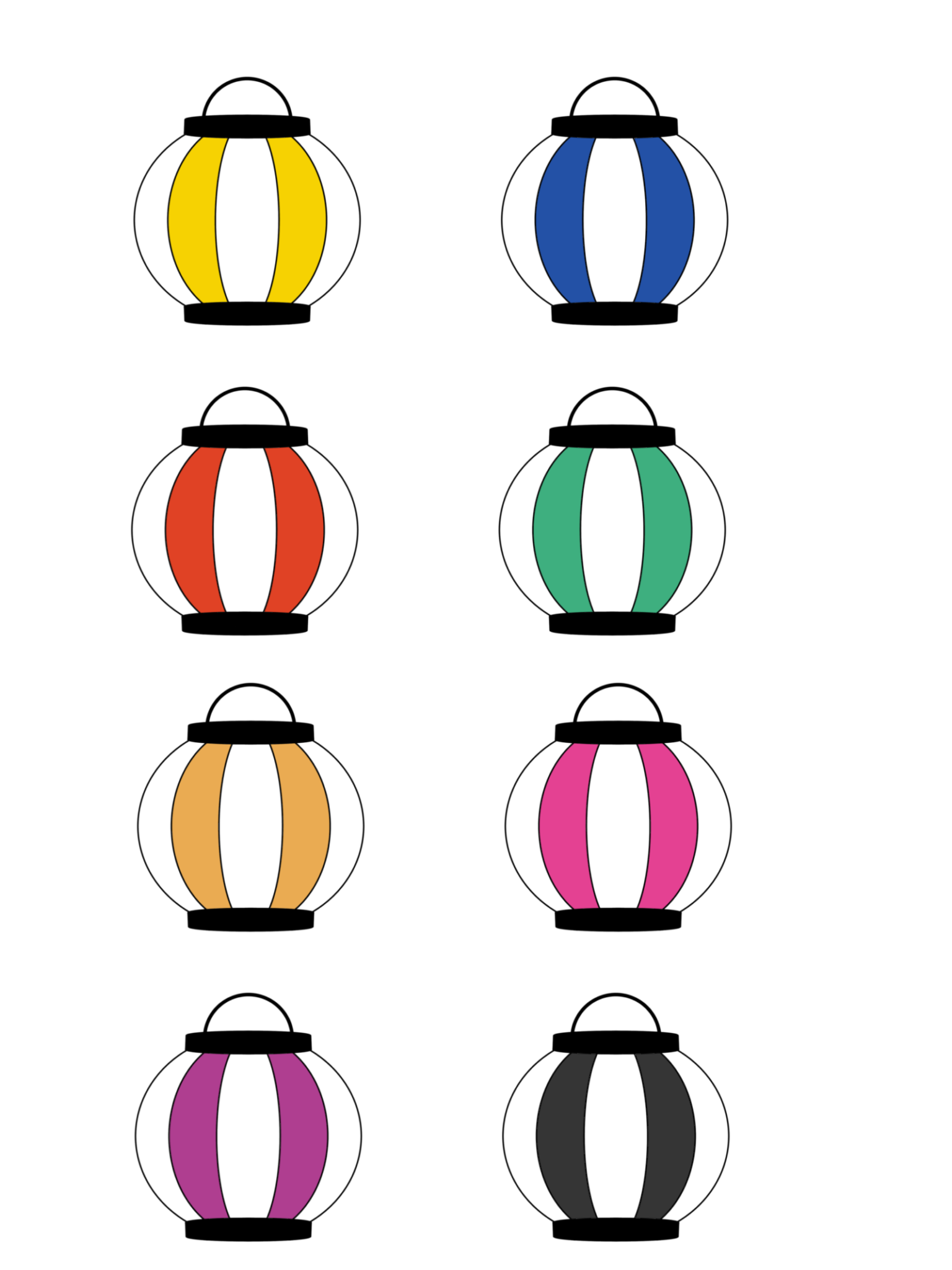 lantern decoration - ibisPaint