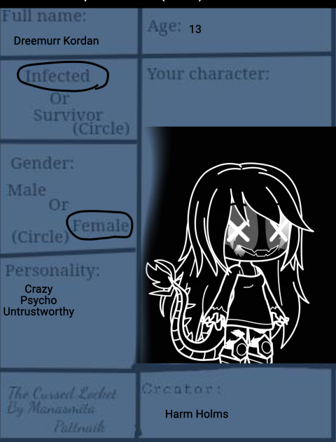 Entry For The Cursed Locket - ibisPaint